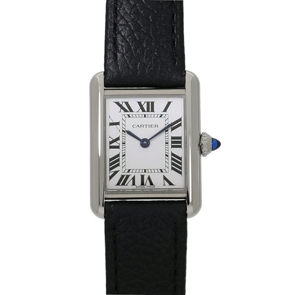 Cartier | Accessories | Cartier Tank Must Watch Sm Silver Wsta042 ...